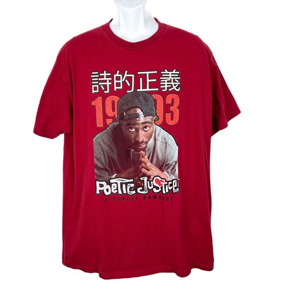 Poetic Justice | Shirts | Tupac Shirt Men Large Red Philcos Poetic ...